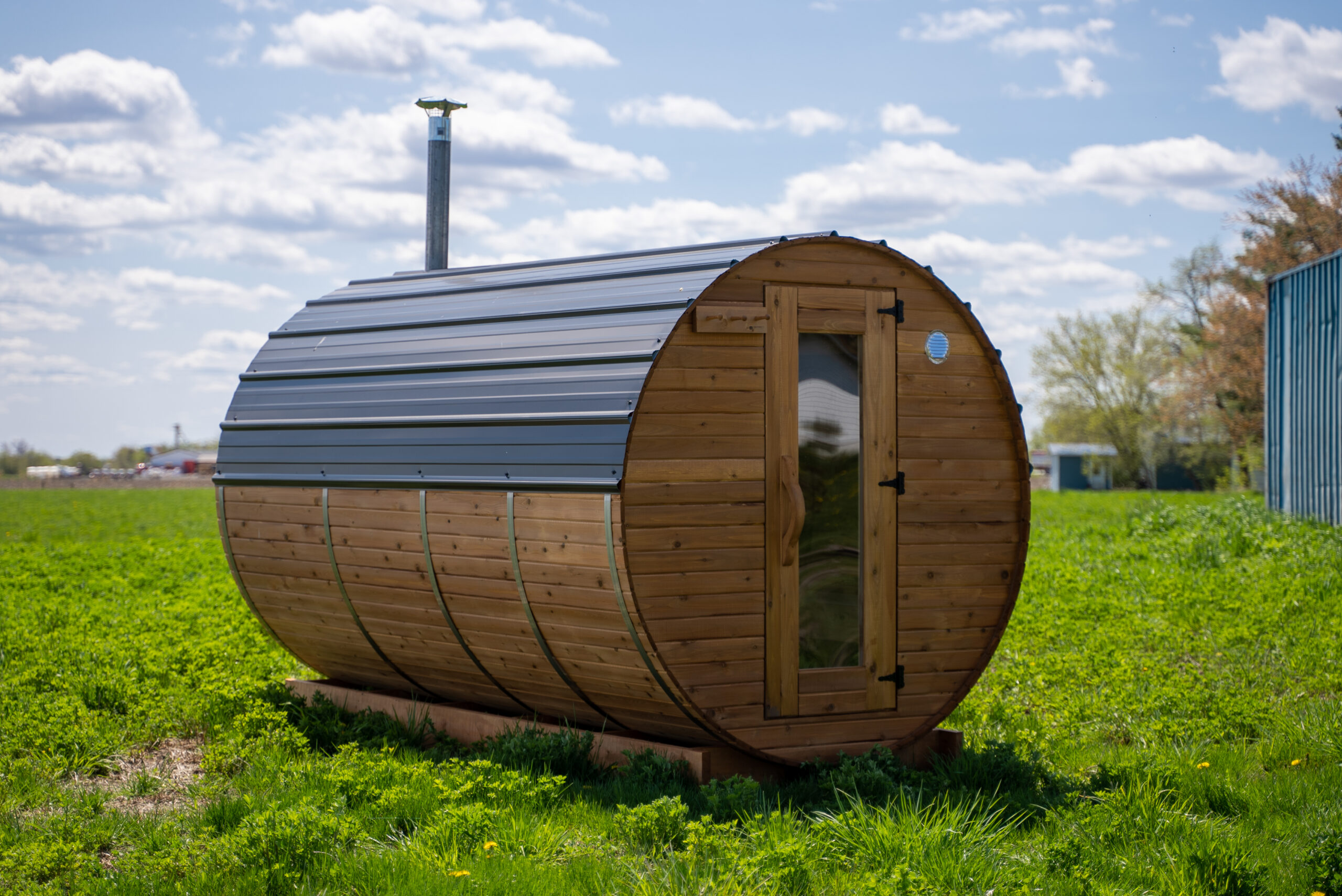Outdoor Barrel Saunas Canada - Barrel Sauna Quebec Canada